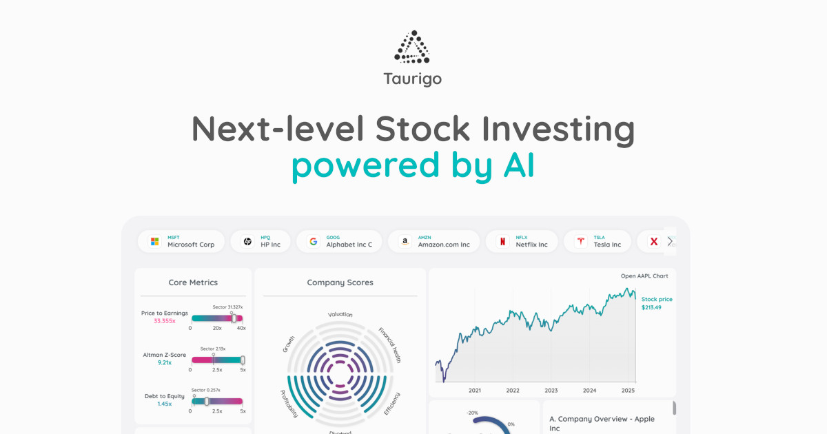 Taurigo.com - Next-level Stock Investing powered by AI